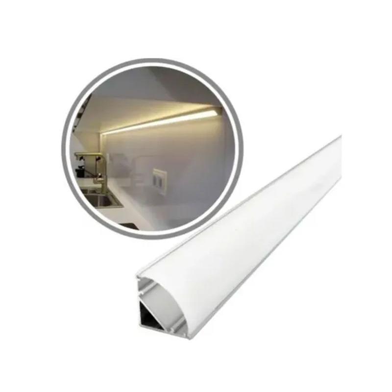Perfil Canto 90º De Alumínio Para Fita De Led Quina 2 Metros - Galaxy ...