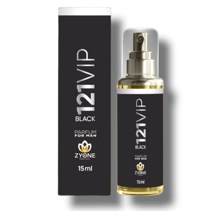 Perfume 121 Vip Black Men Zyone 15ml - Perfume Masculino - Magazine Luiza