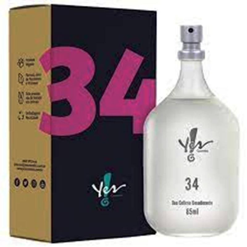 Perfume 34 Colônia Desodorante 85ml - Yes! - Yes Cosmetics - Perfume ...