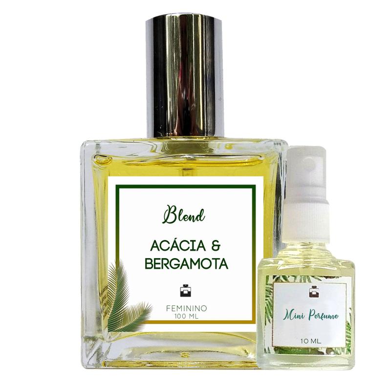 Perfume Acácia e Bergamota 100ml Feminino - Blend de Óleo Essencial ...