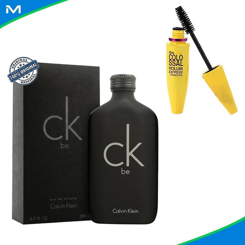 Perfume Ck Be 200ml com Mascara de Cílios Extra Volume - Máscara e ...