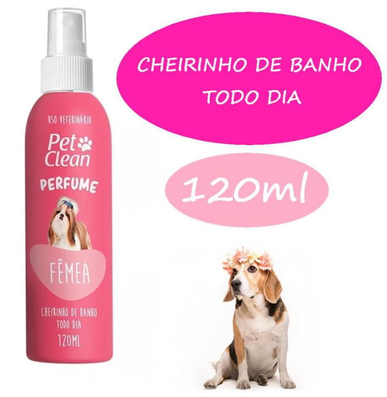 Perfume Colônia Para Cachorro E Gato Pet Clean Spray 120 Ml - Perfume e ...