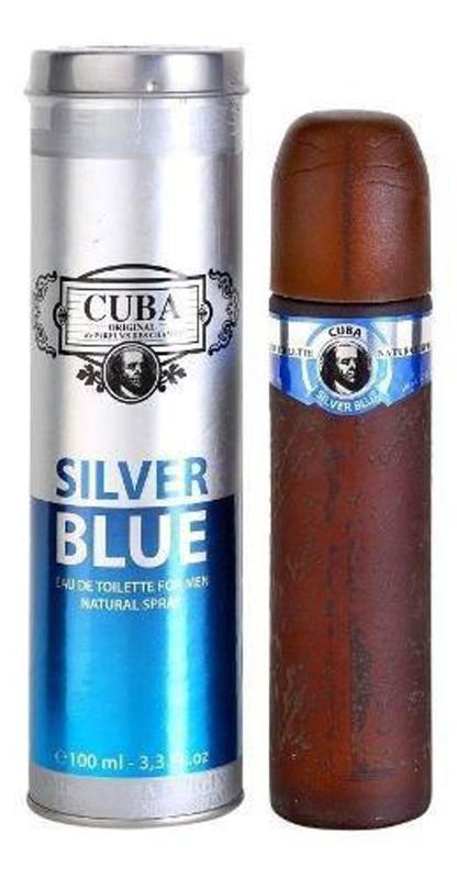 Perfume cuba silver blue 100ml - Perfume - Magazine Luiza