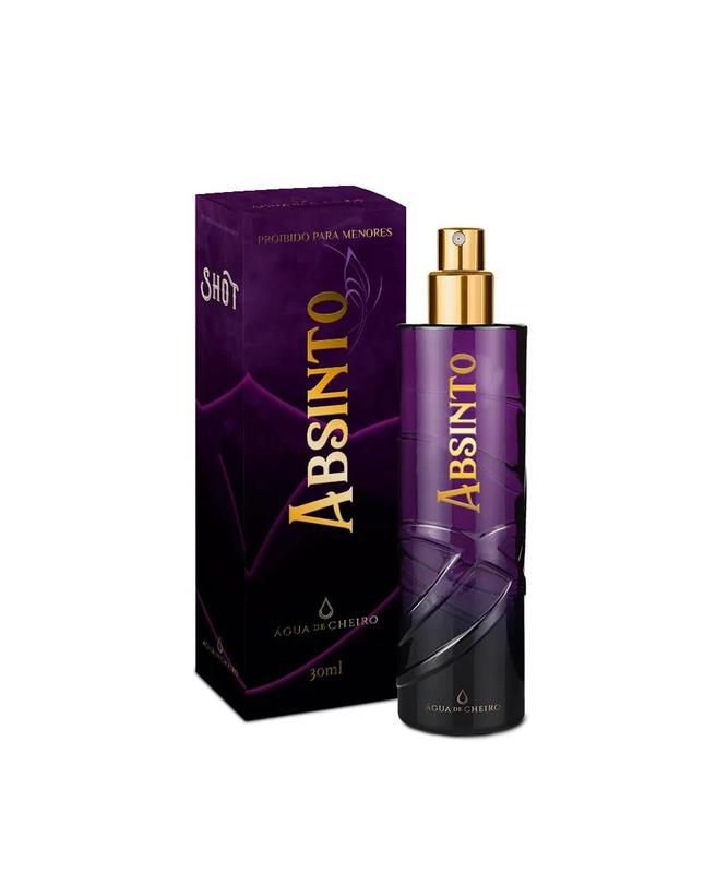 Perfume Deo Colônia Água de Cheiro Absinto Shot Feminino 30ML - Perfume ...