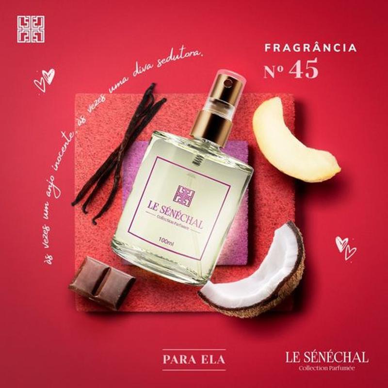 Perfume Deo Colônia nº 45 Le Senechal - 100ML - Perfume Feminino ...