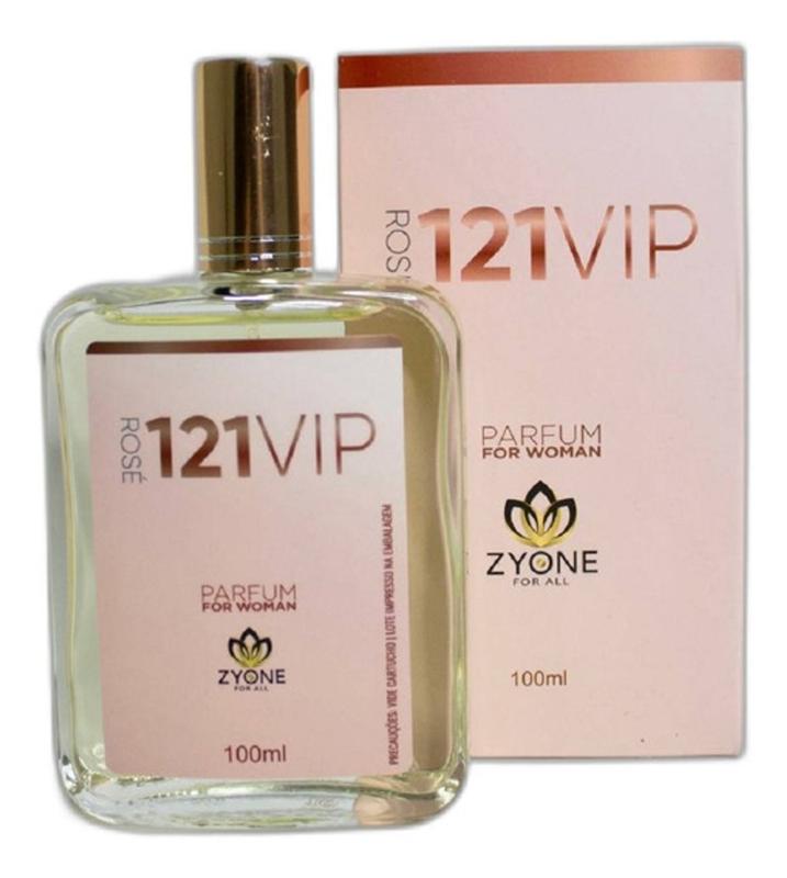 Perfume Feminino 121 Vip Rose Eau De Parfum 100ml Zyone - Perfume ...