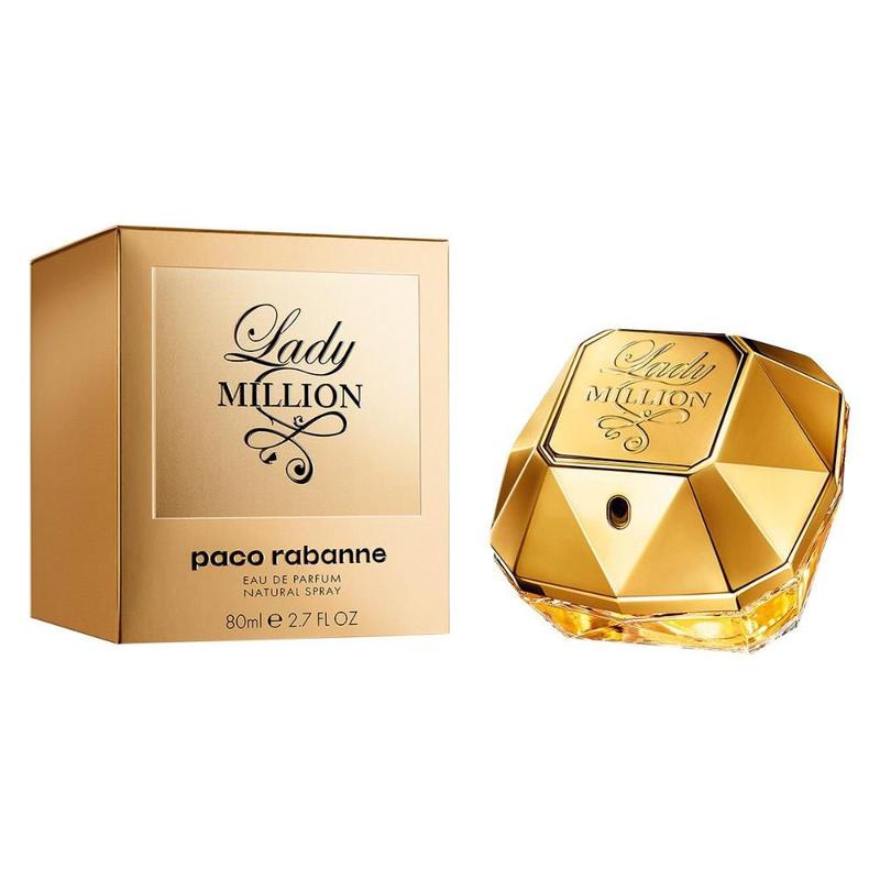 Perfume Feminino Lady Million Paco Rabanne Eau de Parfum 80ml - Perfume ...