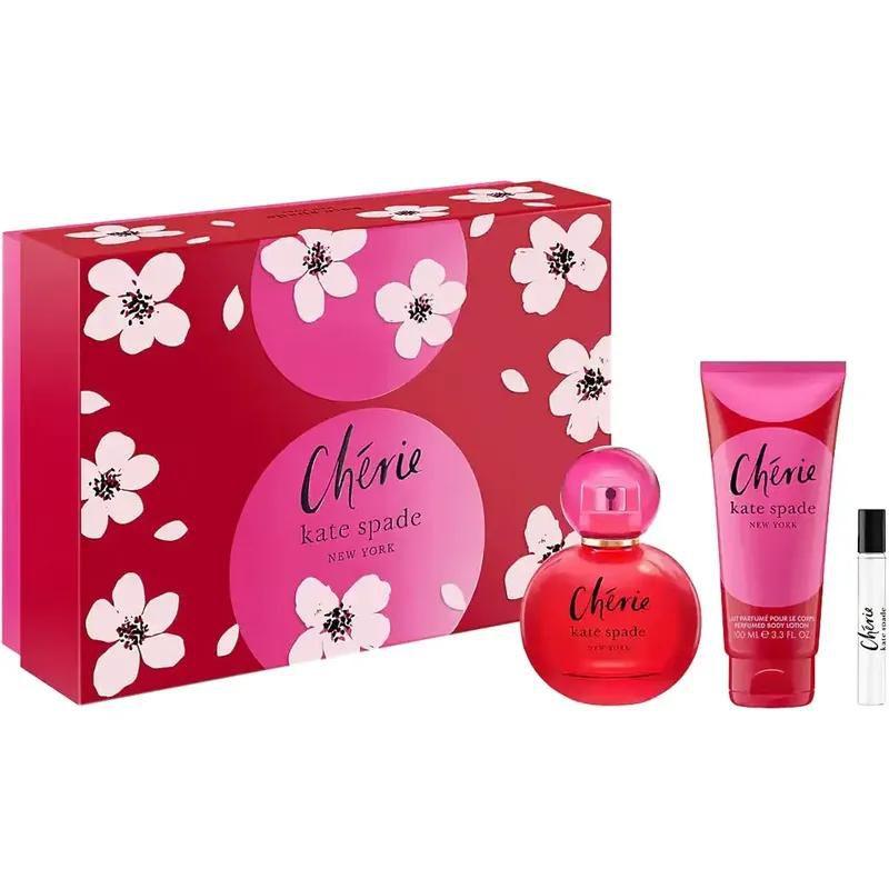 Perfume Kit Kate Spade New York Chérie Edp 100Ml 7 5Ml Body Loção - Ion ...