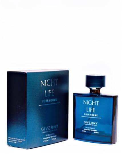 Perfume masculino giverny night life pour homme eau de toilette - 100ml ...