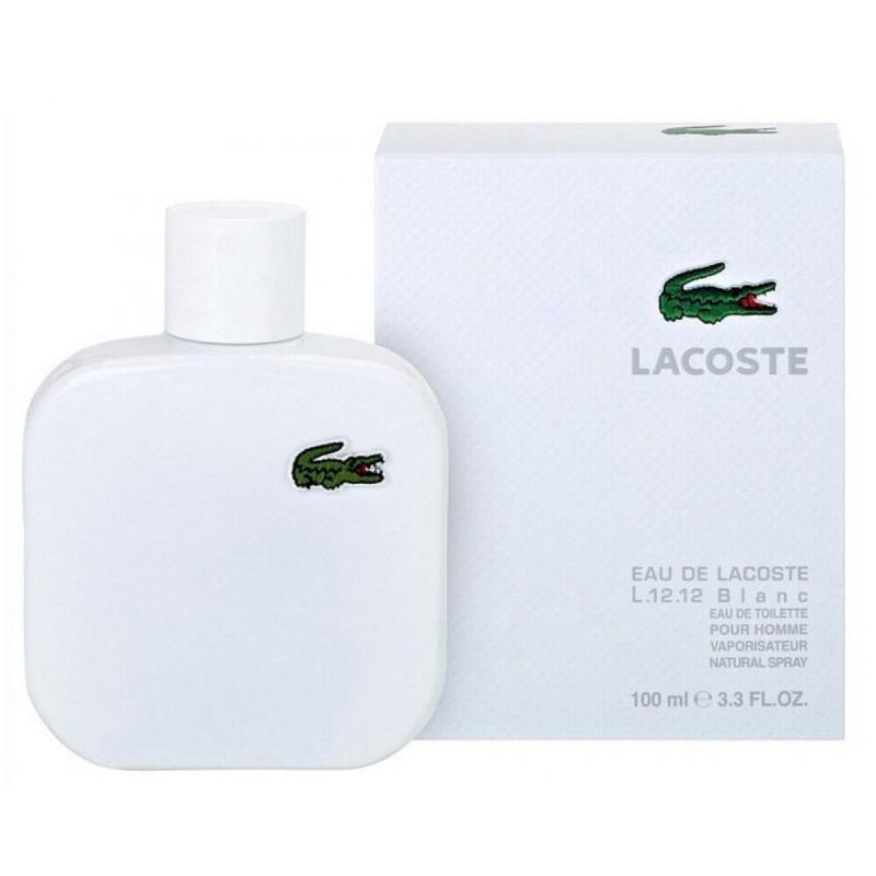 Perfume Masculino L.12.12 Blanc Lacost Eau de Toilette 100 ml + 1 ...