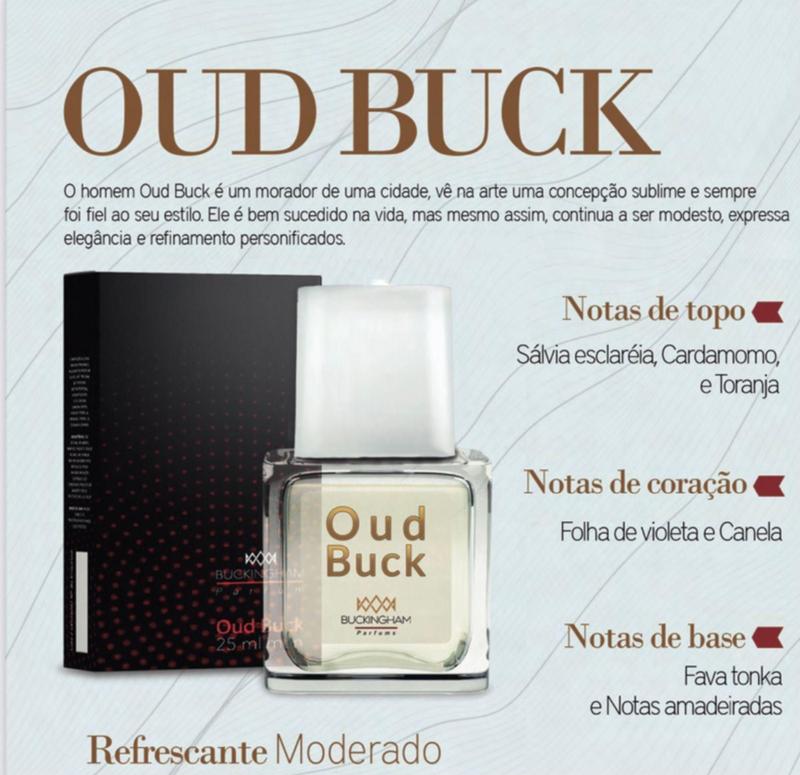 perfume oud buck buckingham 25ml - Perfume - Magazine Luiza