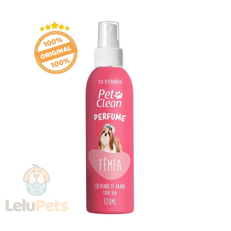 Perfume para Cães e Gatos Pet Clean Fêmeas 120ml - Perfume e Colônia ...