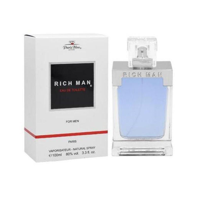 Perfume Paris Bleu Rich Man Eau De Toilette Masculino 100Ml - Vila ...