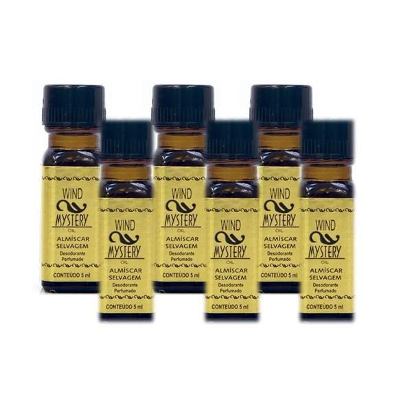 Perfume Wind Mystery Almíscar Selvagem Rugol 5 ml 6 unid - Perfume ...