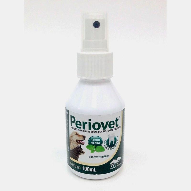 PERIOVET - spray com 100ml - Vetnil - Solução Bucal Pet - Magazine Luiza