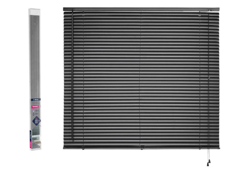 Persiana Horizontal 120X130Cm Pvc Plastica Preta Primafer - Persiana ...