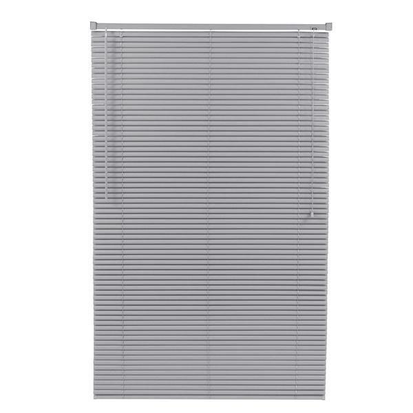 Persiana Horizontal Pvc 25Mm Block 080Larg X 160Alt Cinza - Top Flex ...