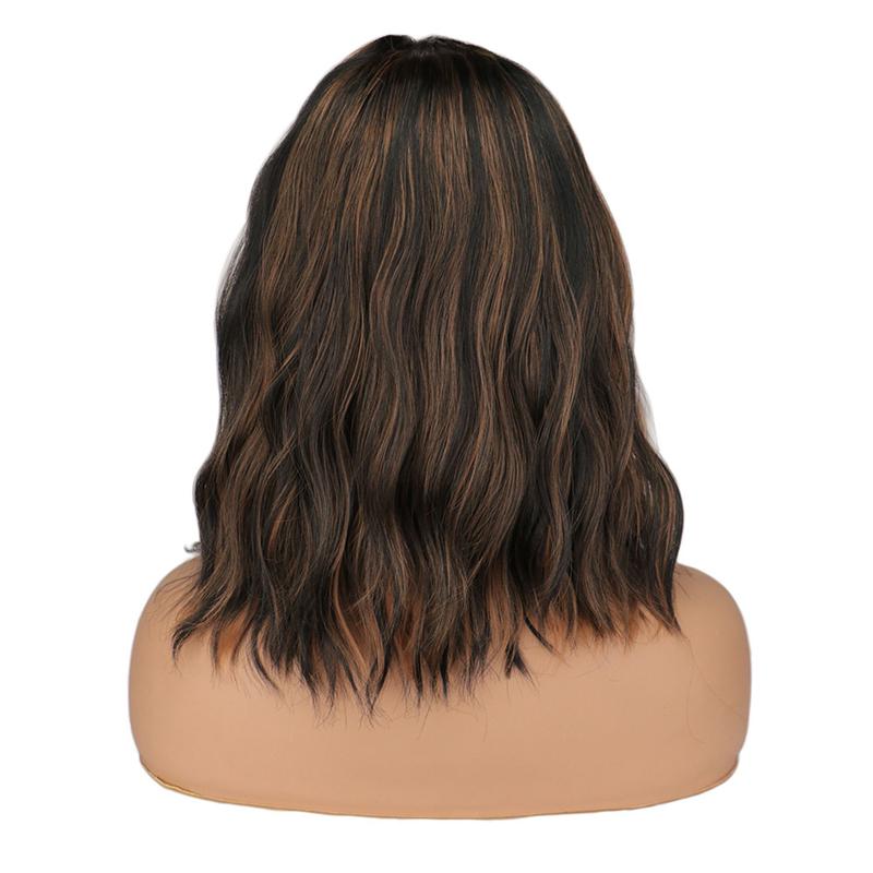 Peruca Ondulada Curta Fibra Orgânica 40cm + Wig Cap - Maya Hair ...