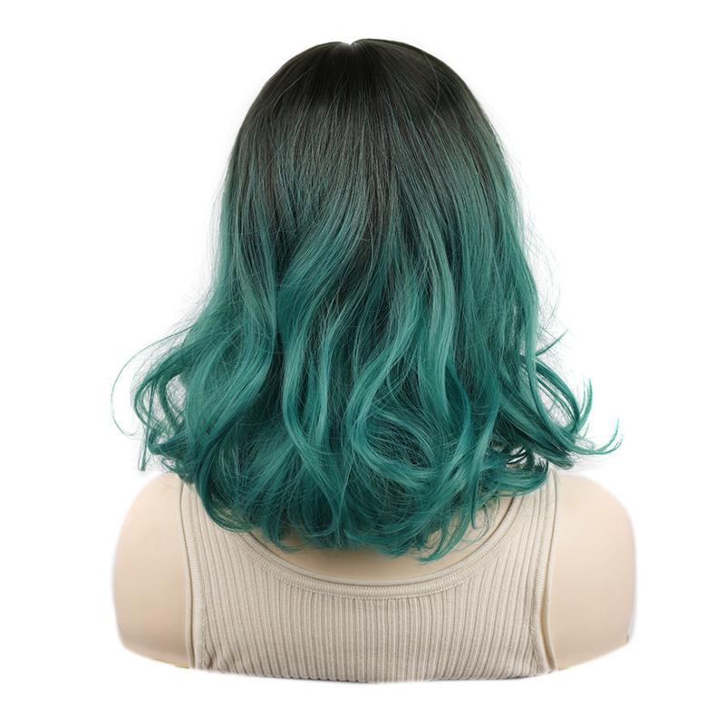 Peruca Ondulada Curta Fibra Orgânica 40cm + Wig Cap - Maya Hair ...