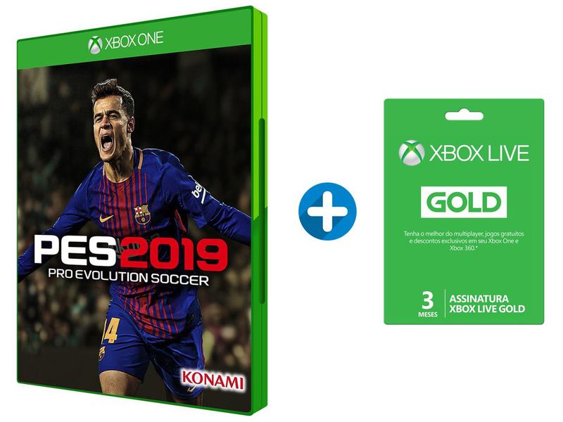 PES 2019 Pro Evolution Soccer para Xbox One - Konami + Cartão Microsoft ...