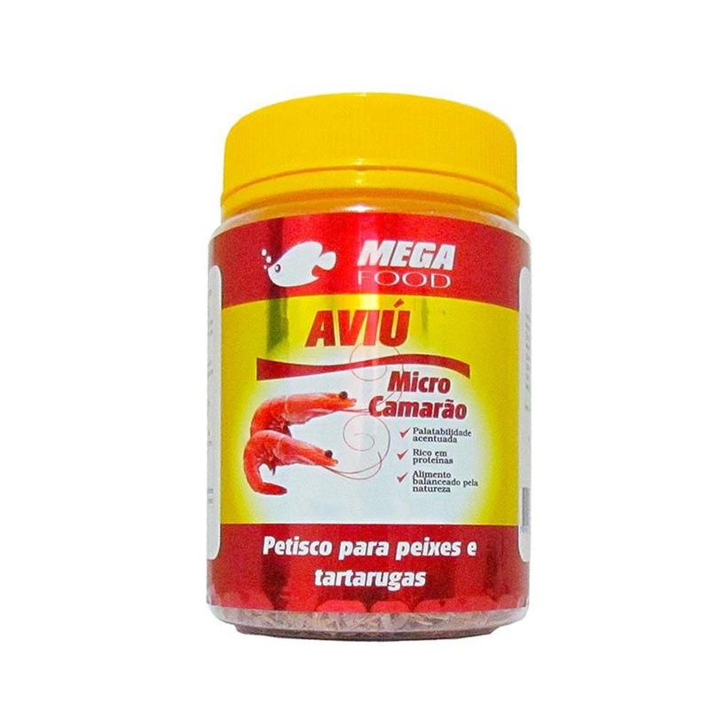 Petisco Aviu para Peixes e Tartarugas Mega Food 60g - Outros Pet Shop ...
