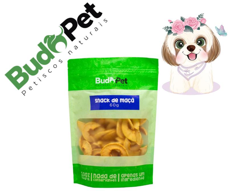 Petisco Natural Snack Maçã 60g para Cães e Gatos Budopet - Outros Pet ...