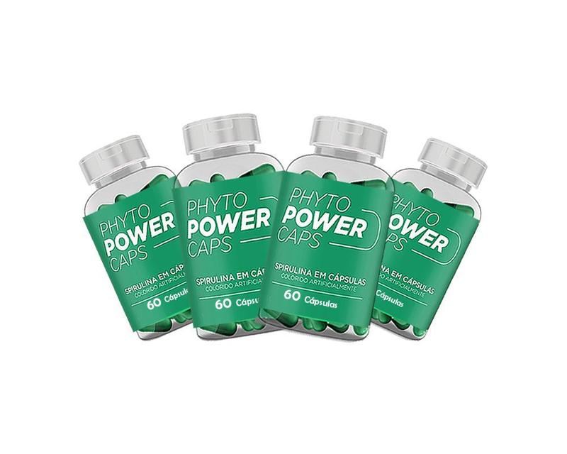Phyto Power caps 4 potes original 60 caps - Fitoterápicos - Magazine Luiza