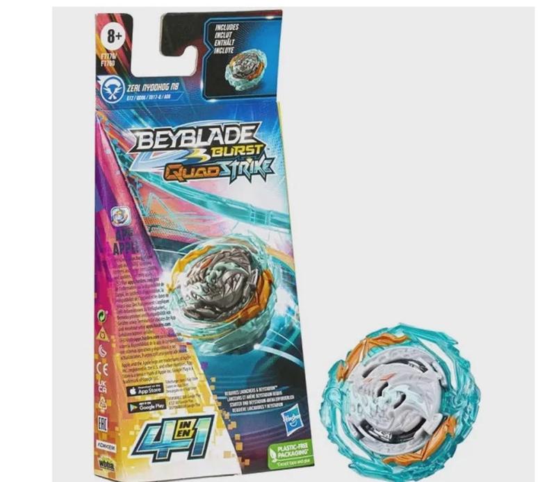 Pião Beyblade Burst qs Zeal Nyddhog - Hasbro - Pião de Batalha ...