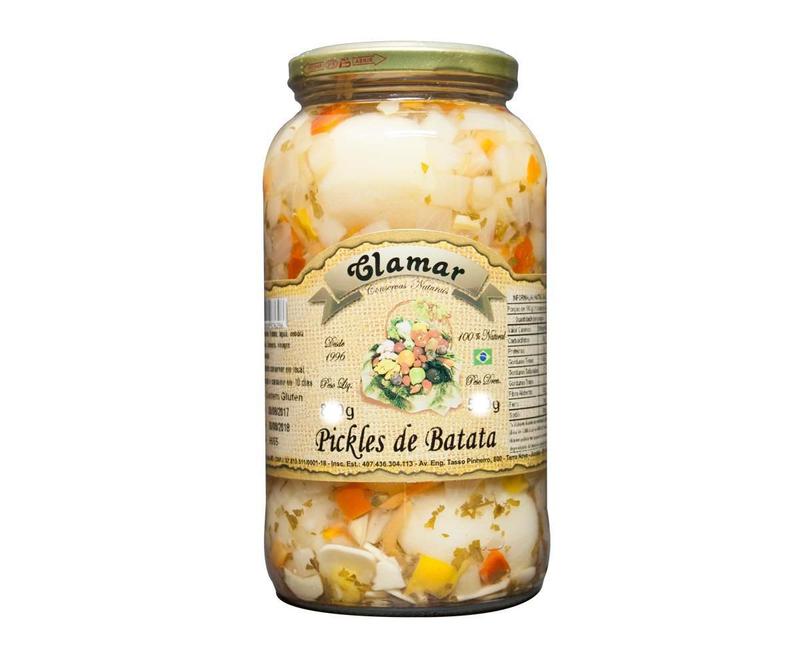 Pickles De Batata Clamar Com 590G E 100% Natural Exclusivo ...