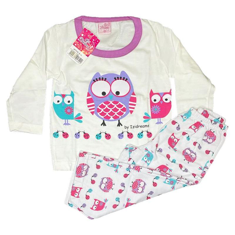 Pijama bebê com calça rotativa feminino inverno - Izitex - Pijama para ...
