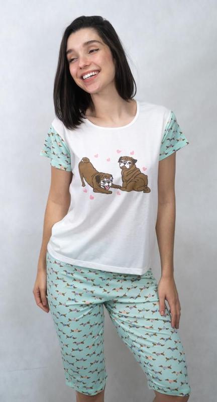 Pijama Feminino Capri Pet - RM pijamas - Pijama Feminino - Magazine Luiza