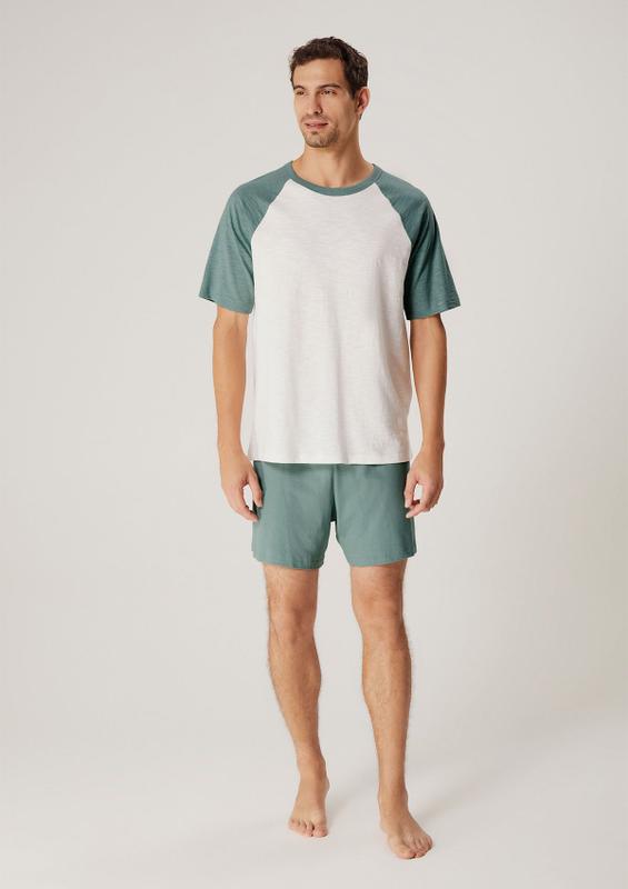 Pijama Mascullino Manga Curta Raglan - Hering - Outros Moda e ...