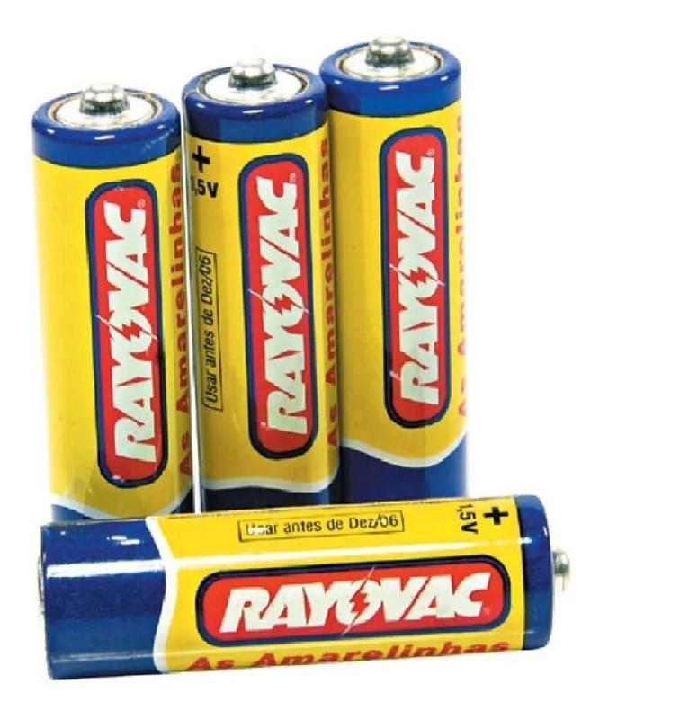 Pilha Aa Comum Rayovac C/4 Unidades - Pilhas - Magazine Luiza