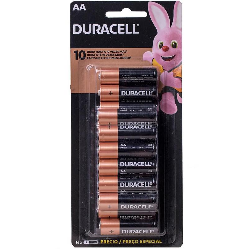 Pilha Aa Duracell Com 16 Unidades - Pilhas - Magazine Luiza