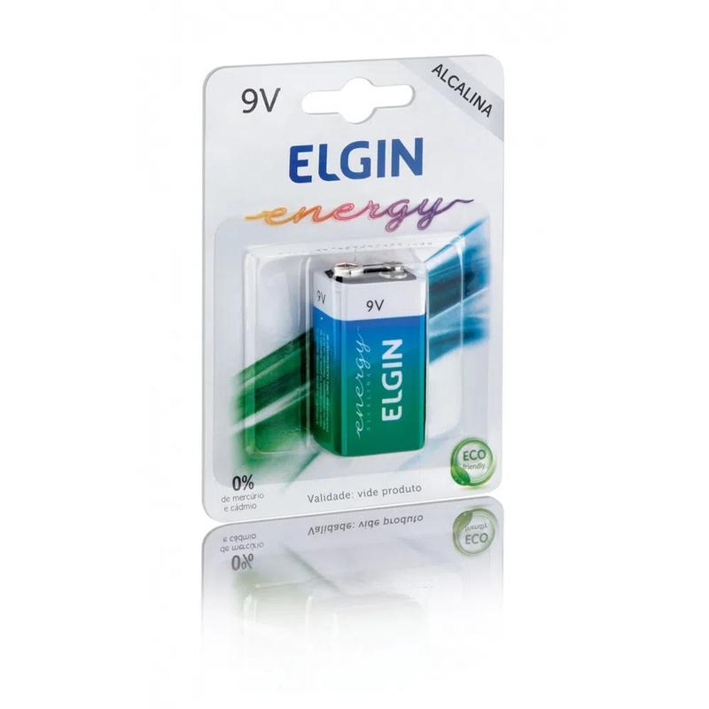Pilha Bateria Elgin Alcalina 6LR61 9V - Pilhas - Magazine Luiza