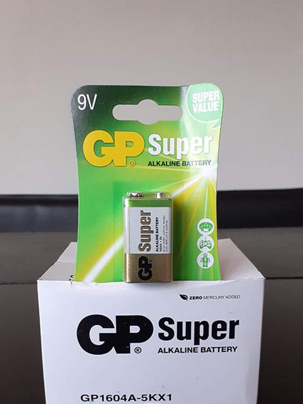 Pilha GP Super Alkaline Battery GP1604A-5KX1 - 9V - Pilhas - Magazine Luiza