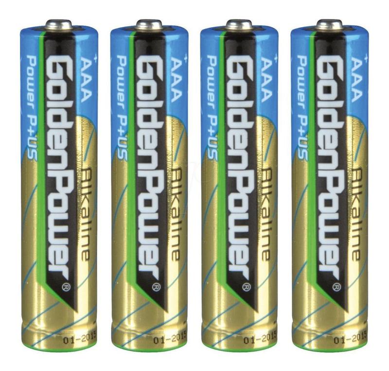 Pilha Palito Aaa C/4 Alcalina Golden Power - Pilhas - Magazine Luiza