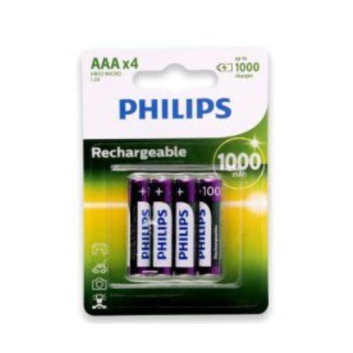 Pilha Recarregavel Philips Aaa Com 4 Pilhas - Pilhas - Magazine Luiza