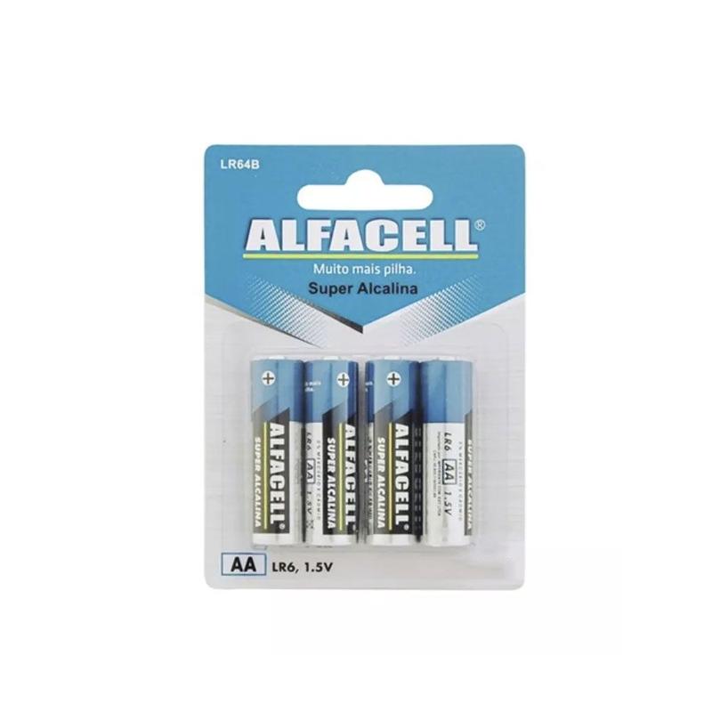 Pilha Super Alcalina AA Com 4 Alfacell - Pilhas - Magazine Luiza
