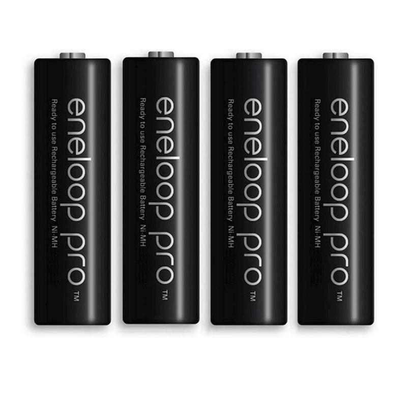 Pilhas Recarregáveis 4x AA Panasonic Eneloop Pro Ni-MH de 2500mAh (BK ...