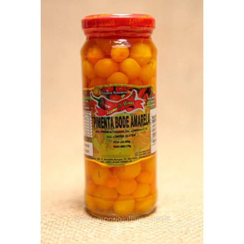 Pimenta Bode Amarela E Vermelha Conserva Pote 170g - Empório Juliana ...