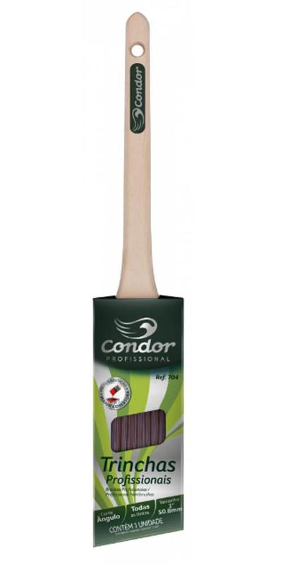 Pincel Trincha Angular Sintética Profissional 704 1 1/2" Condor ...