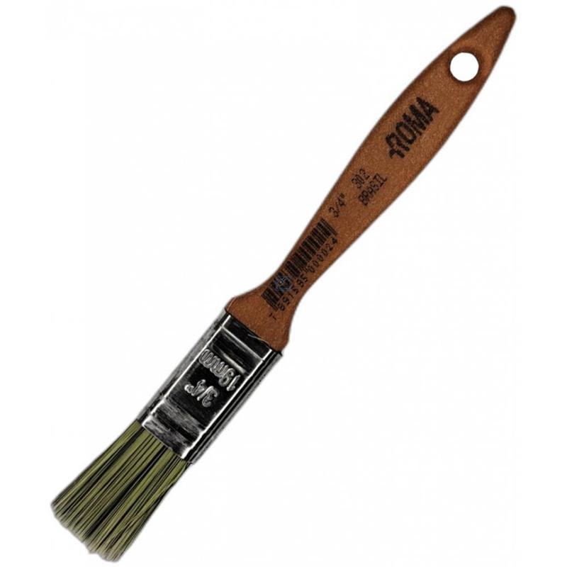 Pincel Trincha Roma Grisalha Ref.302 - 3/4" - Kit C/12 Peca - ROMA PINCEIS - Trincha - Magazine ...