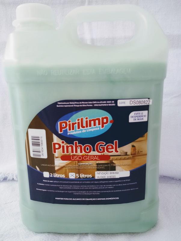 Pinho Gel 5 litros - Pirilimp - Limpador Multiuso - Magazine Luiza
