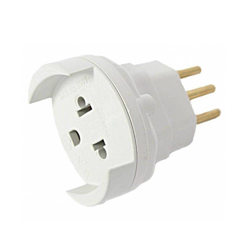Pino Adaptador 3 Pinos para Tomada 2p+T Fame - Materiais Elétricos ...