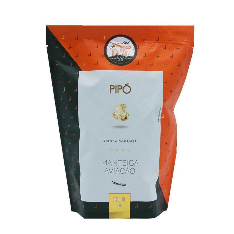 Pipoca Gourmet Manteiga Aviação Pipó 35g - Pipó Gourmet - Alimentos ...