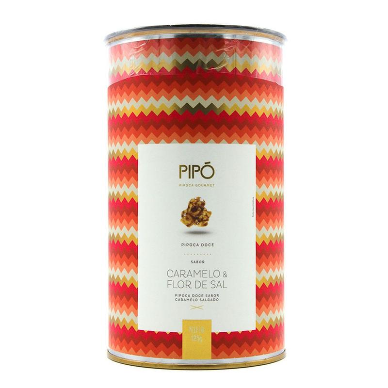 Pipoca Gourmet Sabor Caramelo e Flor de Sal Pipó 125g - Alimentos ...