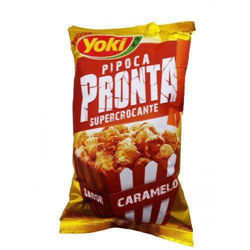 Pipoca Pronta Caramelo Yoki Pacote 100G - Pipoca Pronta - Magazine Luiza