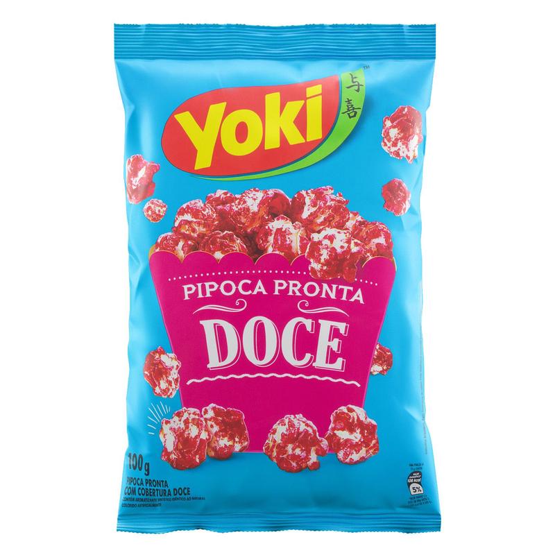 Pipoca Pronta Doce YOKI 100g - Pipoca Pronta - Magazine Luiza
