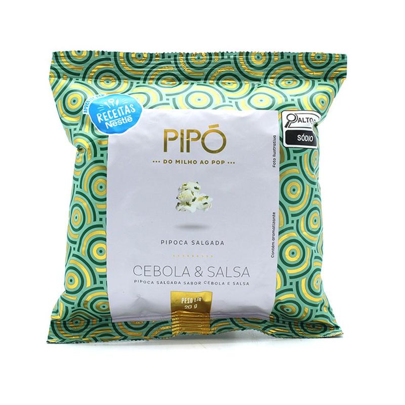Pipoca Salgada de Cebola & Salsa Pipó 20g - Alimentos - Magazine Luiza